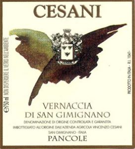 2006 Vincenzo Cesani Vernaccia di San Gimignano, Tuscany, Italy ...