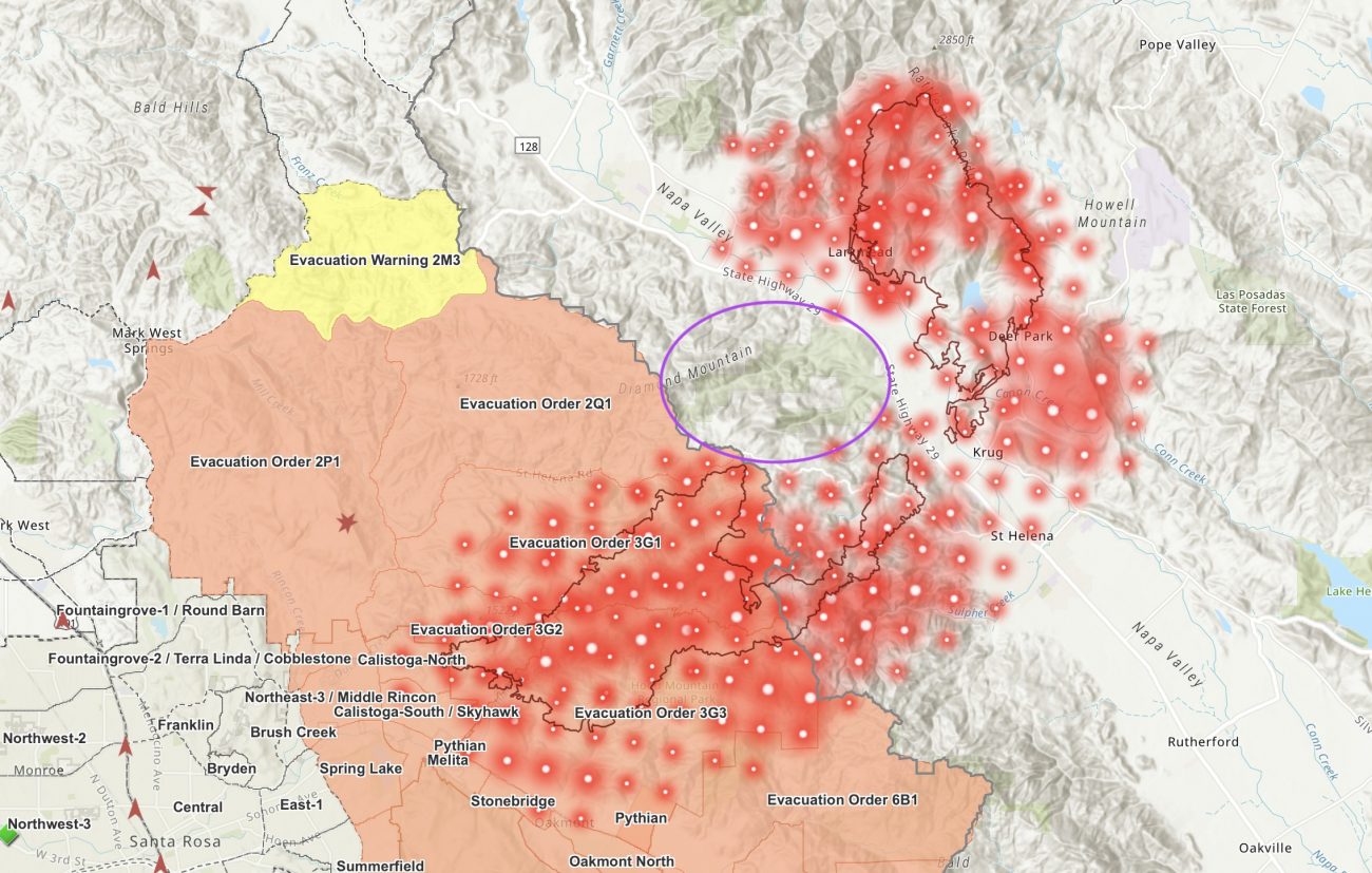 Napa and Sonoma Burn Again. Horribly. : Vinography