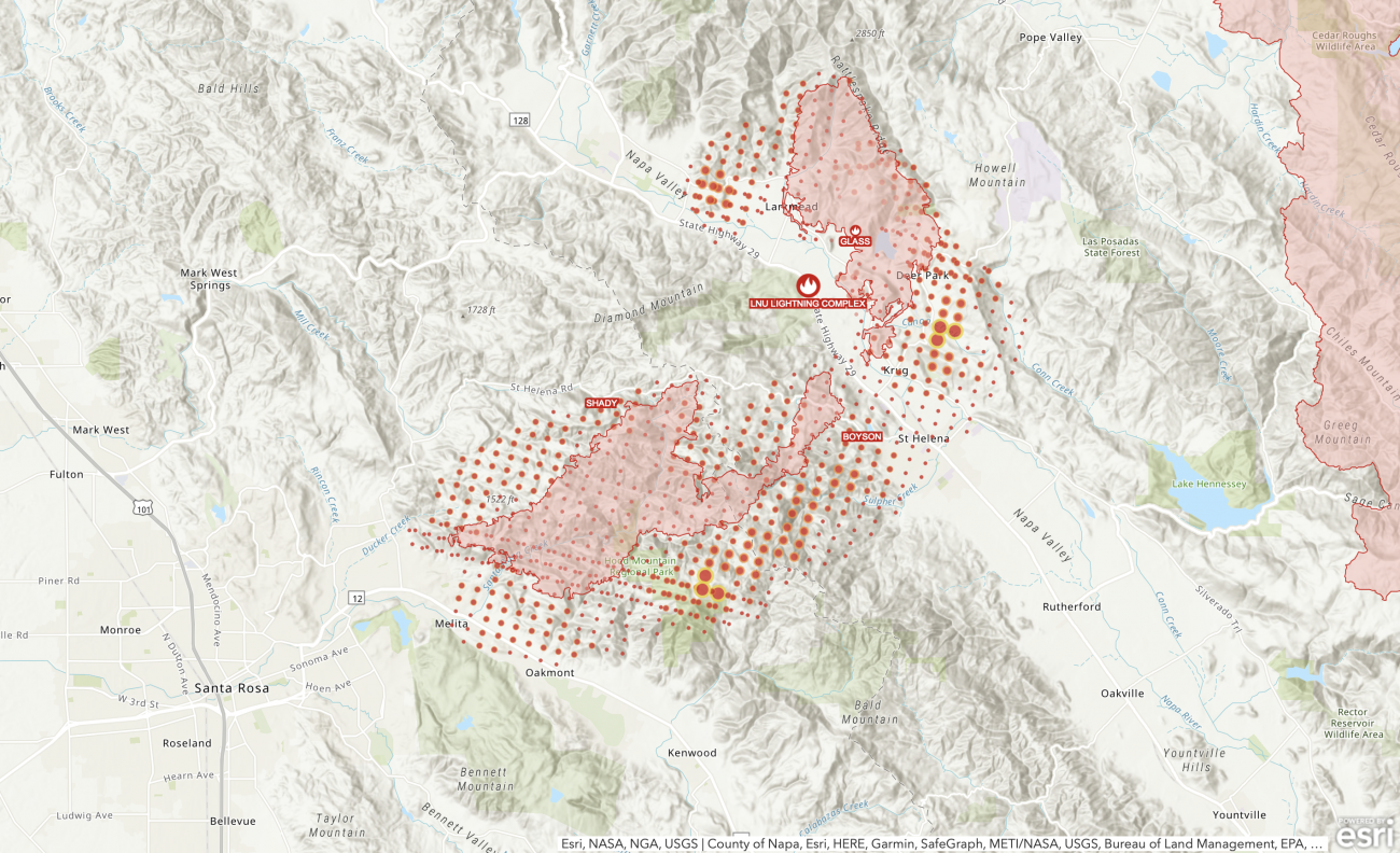 Napa and Sonoma Burn Again. Horribly. : Vinography