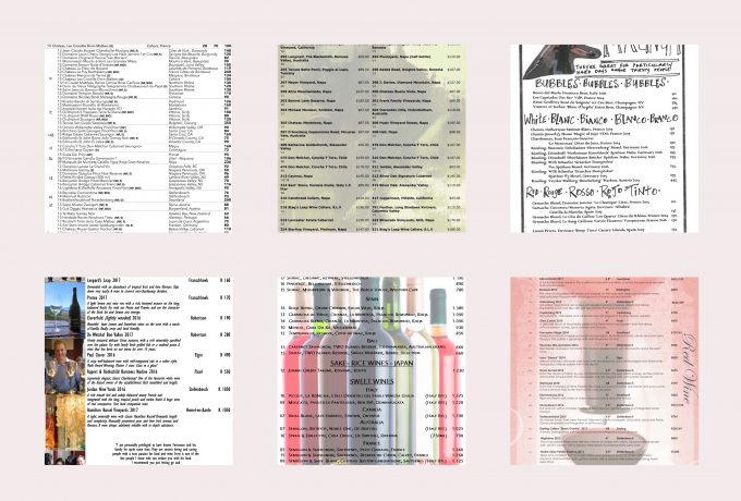 Wine List Design: Avoiding the Pitfalls : Vinography