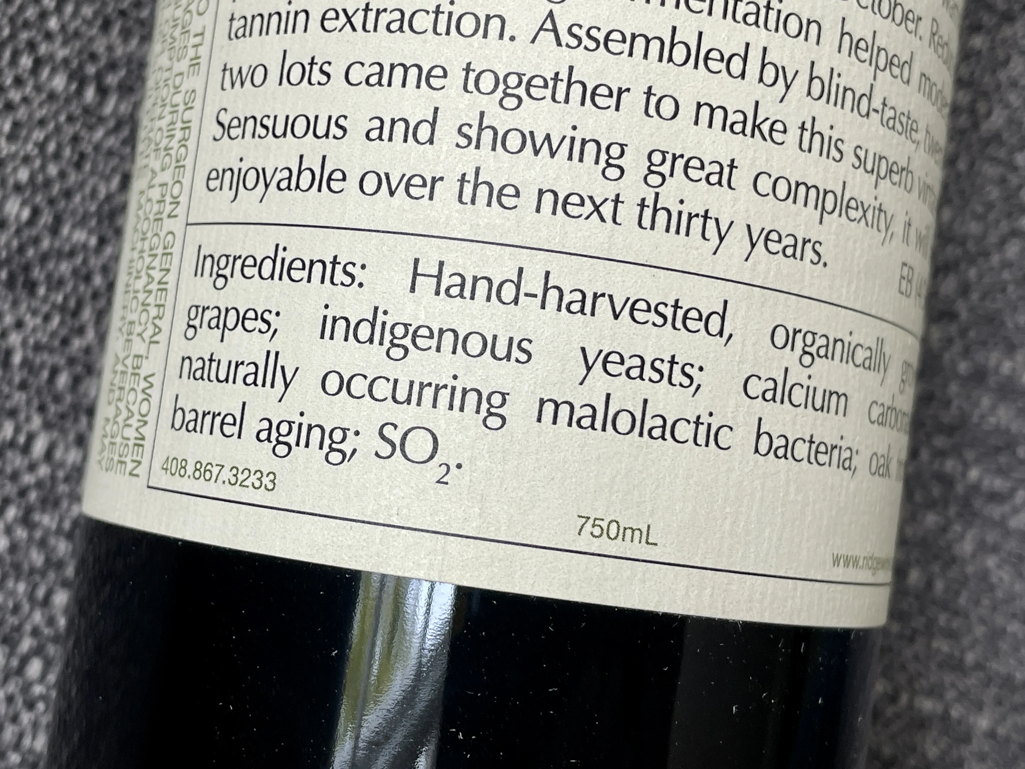 Why I Support Ingredient Labeling for Wine : Vinography
